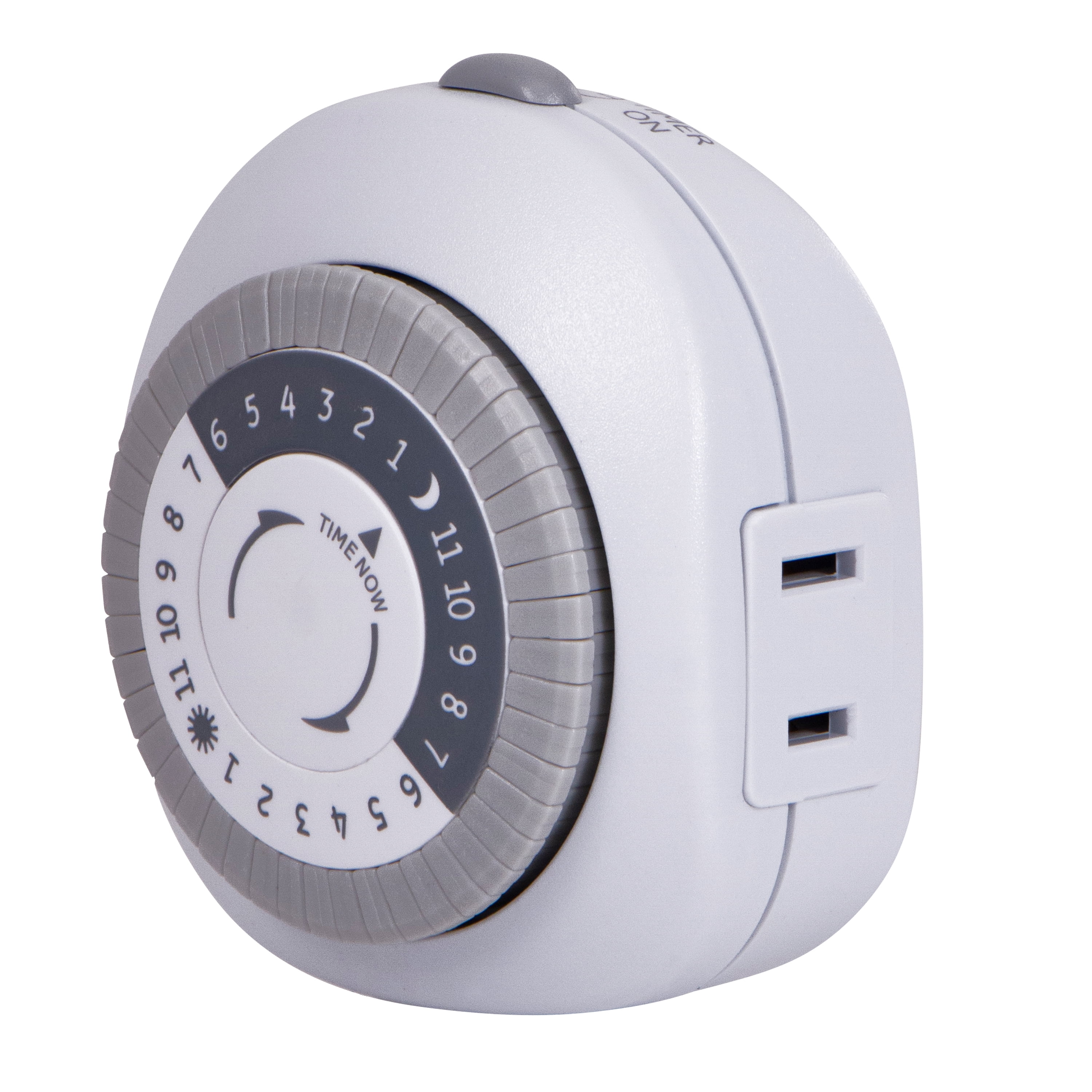 GE 24 Hour Basic Indoor Plug In Mechanical Timer 1 Outlet 15152