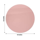BalsaCircle 10 Plastic 13" Rose Gold Mirror Decorative Round Charger ...
