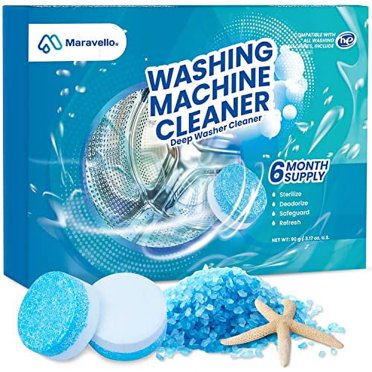 Glisten Washer Magic Washing Machine Cleaner and Deodorizer, 3 Bottles ...