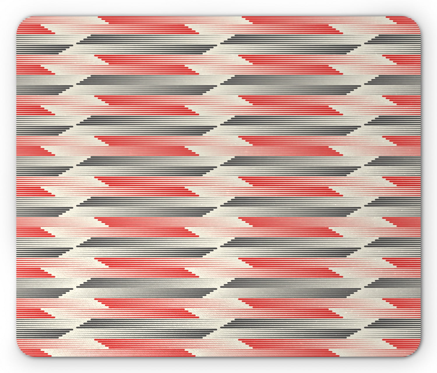 Modern Mouse Pad, Geometric Graphic Grid Abstract Pattern with Thin and ...