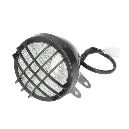 Aramox Motorcycle Headlight,12V 8W White LED Front Headlight Driving ...