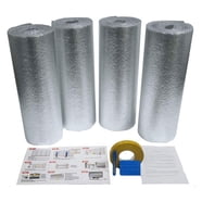 Garage Door Insulation Kit 8 PRE-CUT PCS: REFLECTIVE FOAM Panels 24x48 ...