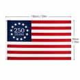 250 Year American Anniversary Flag, 3x5 Ft Double Sided American Flag ...