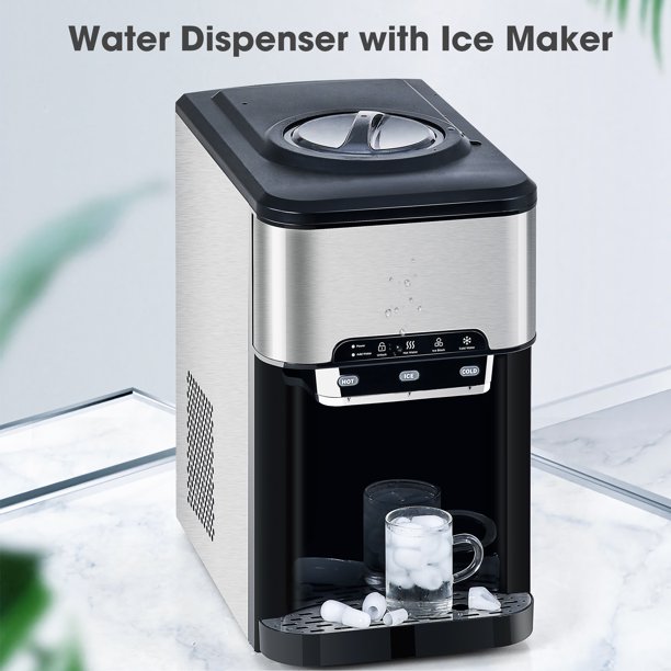 3 in 1 Water Dispenser with Ice Maker Machine Countertop, Portable ...