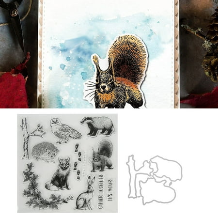 Clear Stamps, Transparent Appearance Stamps Repeated Use Animal Shapes ...