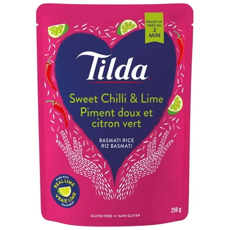 Tilda Sweet Chilli & Lime Steamed Basmati Rice | Walmart Canada