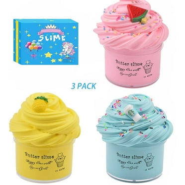 Herrnalise Slime Kit with 12 Colors Butter Slime,Scented Slime Kit for ...