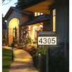 Solar Address Sign, House Numbers for Outside, Lighted Address Plaque ...