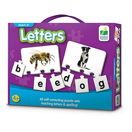 The Learning Journey Match It! Letters - Walmart.com