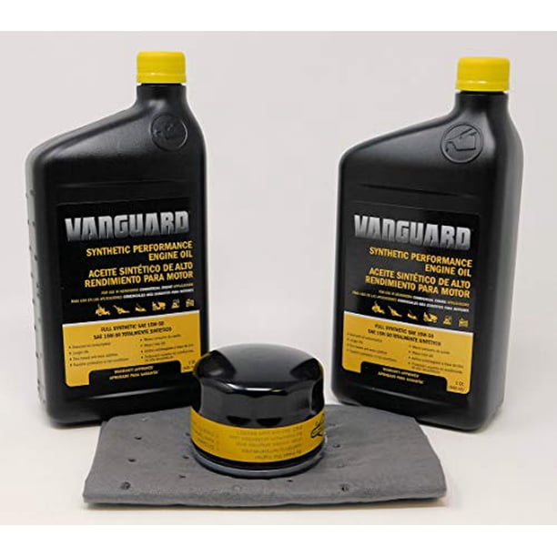 Briggs & Stratton 15W-50 (2 Quarts) Full Synthetic Vanguard Engine Oil ...