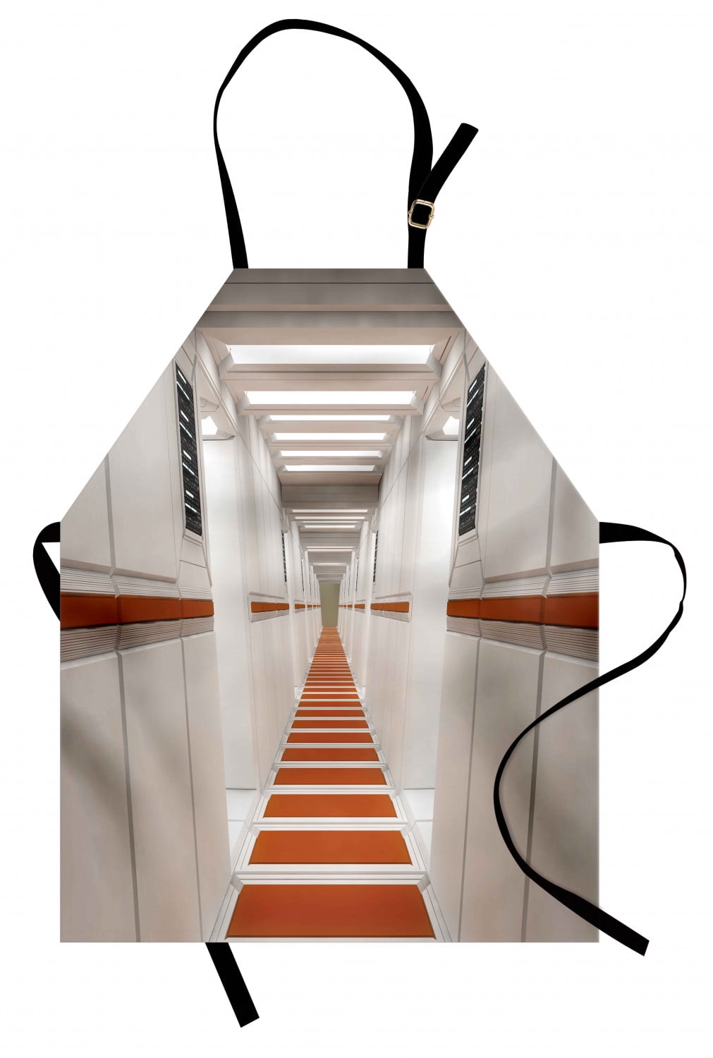 Outer Space Apron Spacelaunch Spaceship Futuristic Interior Corridor ...