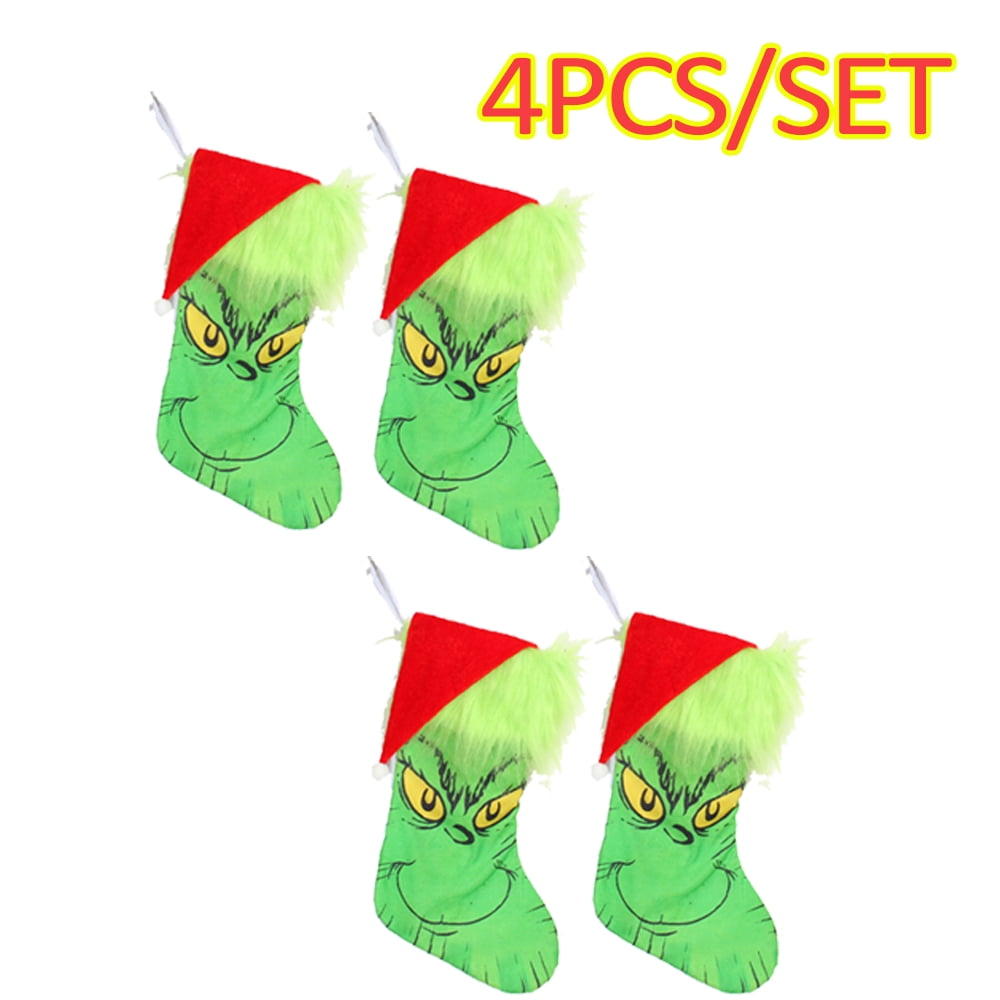 Grinch Christmas Stockings for Christmas Holiday Santa's Stockings Xmas ...