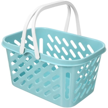 Loyerfyivos Foldable Plastic Grocery Shopping Basket, Sturdy Vegetable ...