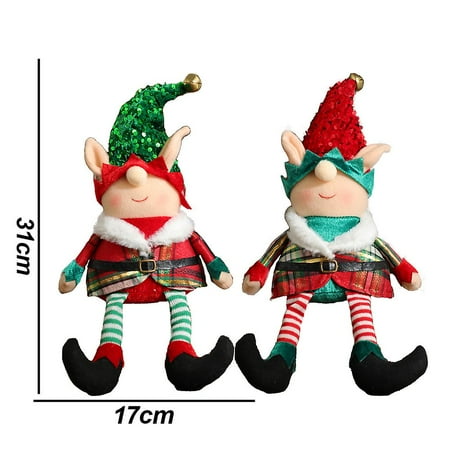 Elf Christmas Stuffed Dolls, Boy And Girl Elves Holiday Toys - Fun ...