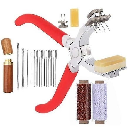 Leather Hole Punch Tool 4mm Silent Leather Hole Punch Stitch | Walmart ...