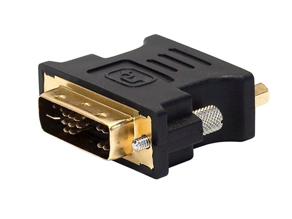 Monoprice DVI-A Dual Link Male to HD15 (VGA) Female Adapter (Gold ...