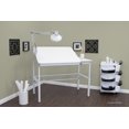 Studio Designs Graphix II White Split Top Crafting Table - Walmart.com