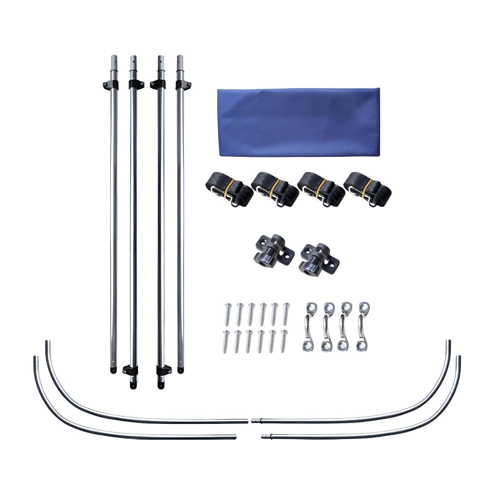 Toldo para bote inflable con poste de soporte, protección contra la ...