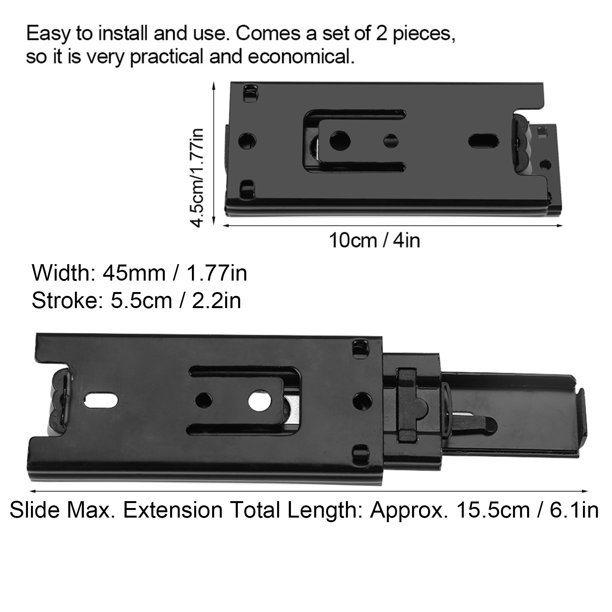 Drawer Slide, Steel Guide Slide, For Kitchen Cupboard - Walmart.ca