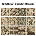6 x 6 Inch Scrapbook Paper Supplies for Photo Album Bullet Journal ...