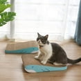 ComSaf Wide Cat Scratcher Cardboard, Scratching Pad, Whale Shape, Set ...