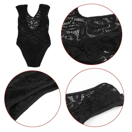 Sexy Lace Translucent One-piece Swimsuit Beautiful Female Beachwear ...