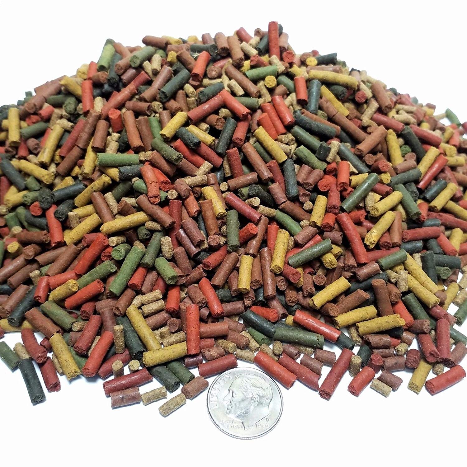 Aquatic Foods 8-type Sinking Bits & Sticks Blend for Crayfish, Shrimp ...