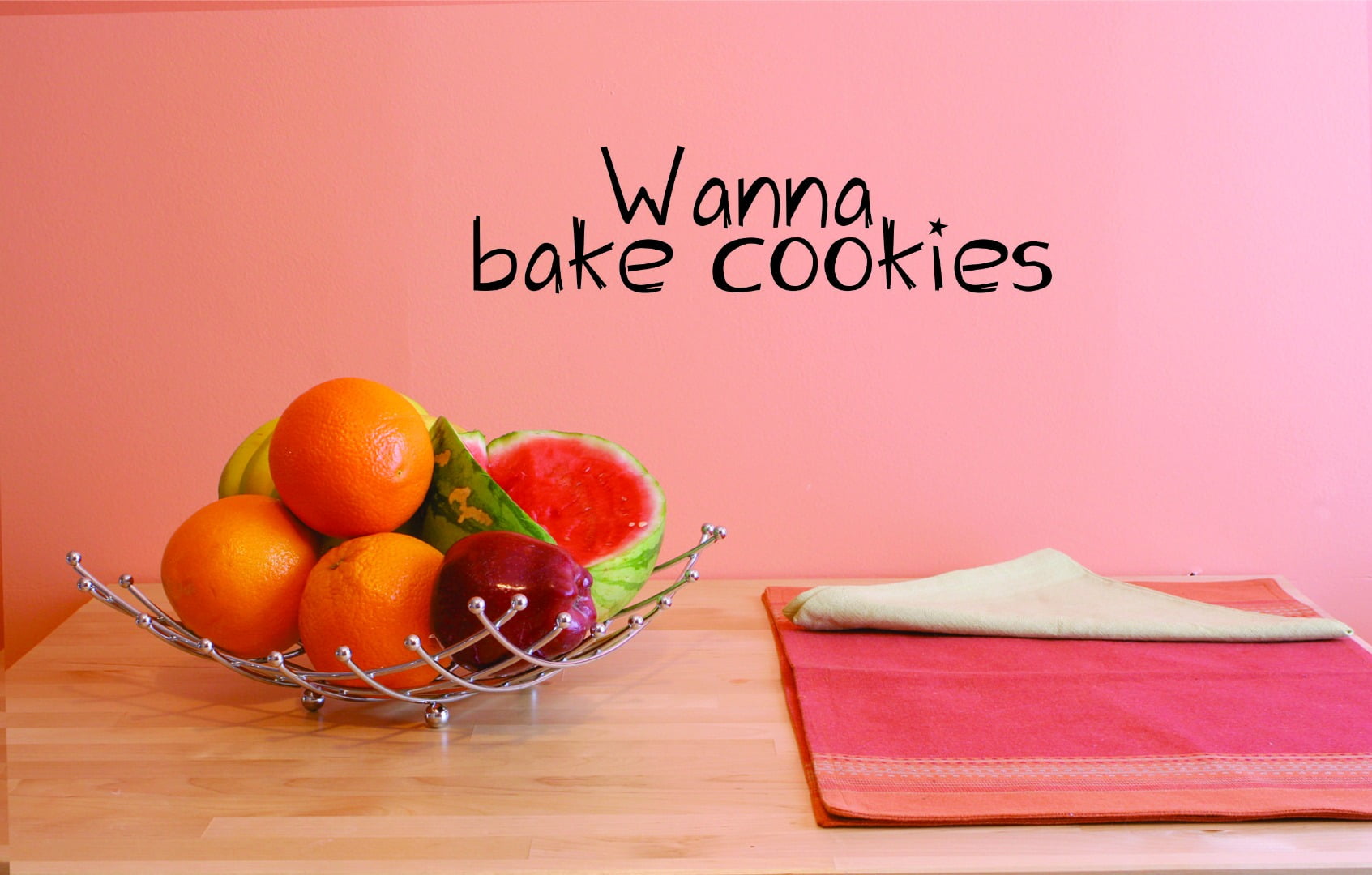 New Wall Ideas Wanna Bake Cookies Kitchen 10x36" - Walmart.com
