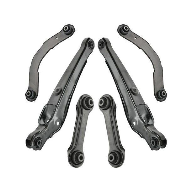 Rear Upper and Lower Control Arm and Lateral Arm Kit - 6 Piece ...