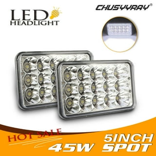 Headlight Led Sealed 4X6 Rectangle Yellow Each - Walmart.com