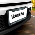 Cat Faces License Plate Frame Cheshire Cat Glowing Eyes and Smile Metal ...