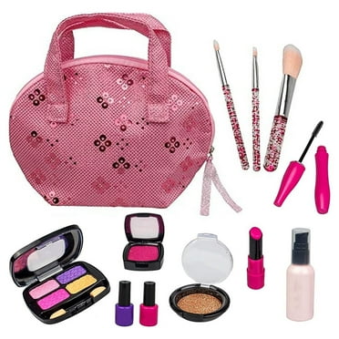 29 Pcs Kids Makeup Kit for Girls, Safe & Non Toxic Washable Makeup Toy ...