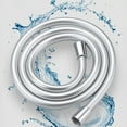 1/1.5/2m PVC Handheld Shower Head Hose Flexible Anti Winding Explosion ...