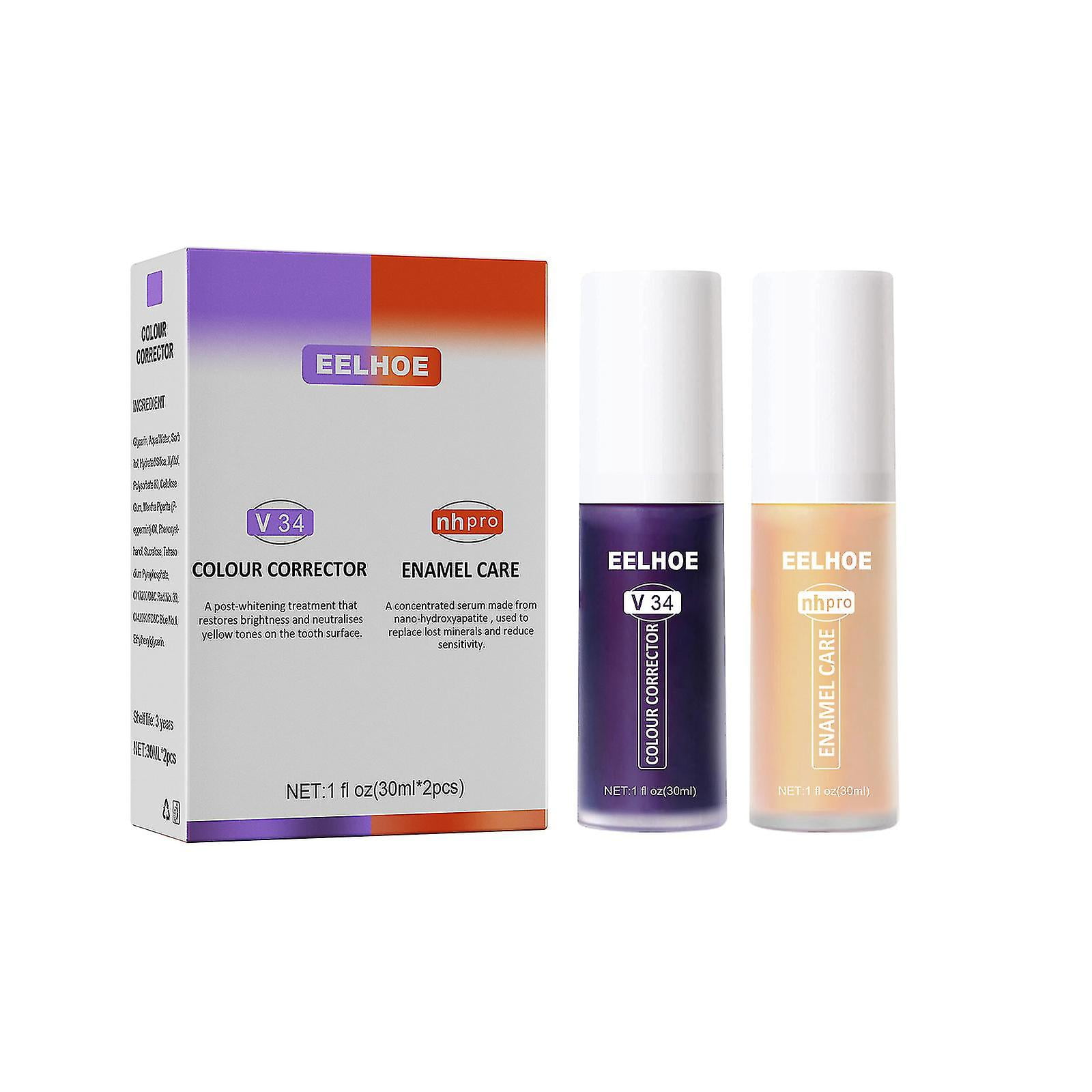 New- Eelhoe V34 Toothpaste Repair Teeth Repair Oral Cleaning Purple ...