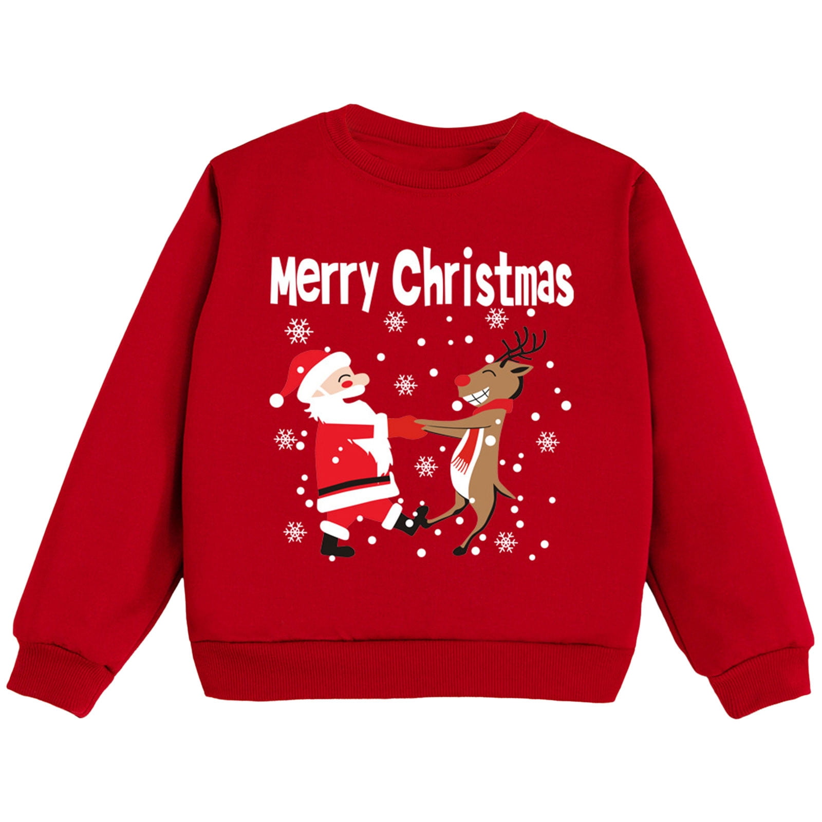 Click here for Tianyuuuu Christmas Letter Print Girls Casual Swea... prices