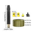 High Pressure Water Nozzle Set with 16.4ft Expandable Garden Hose and ...