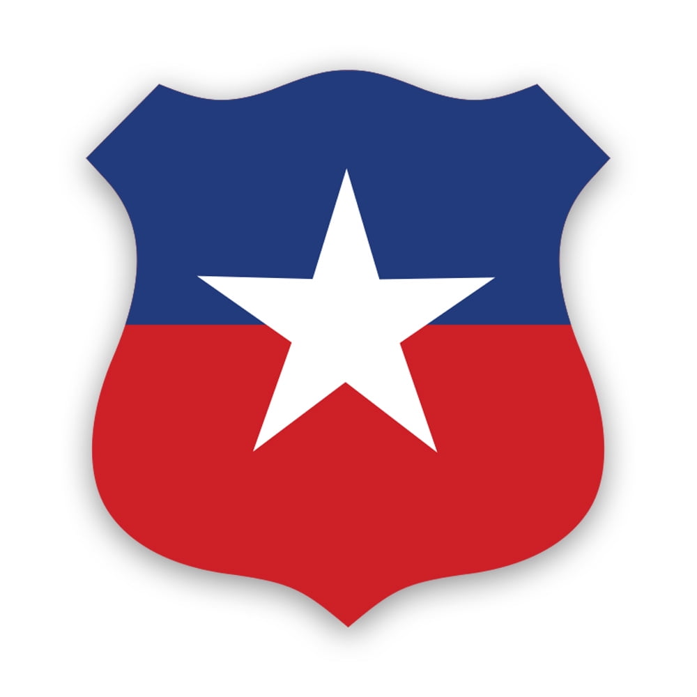 Chilean Air Force Roundel Sticker Decal - Self Adhesive Vinyl ...