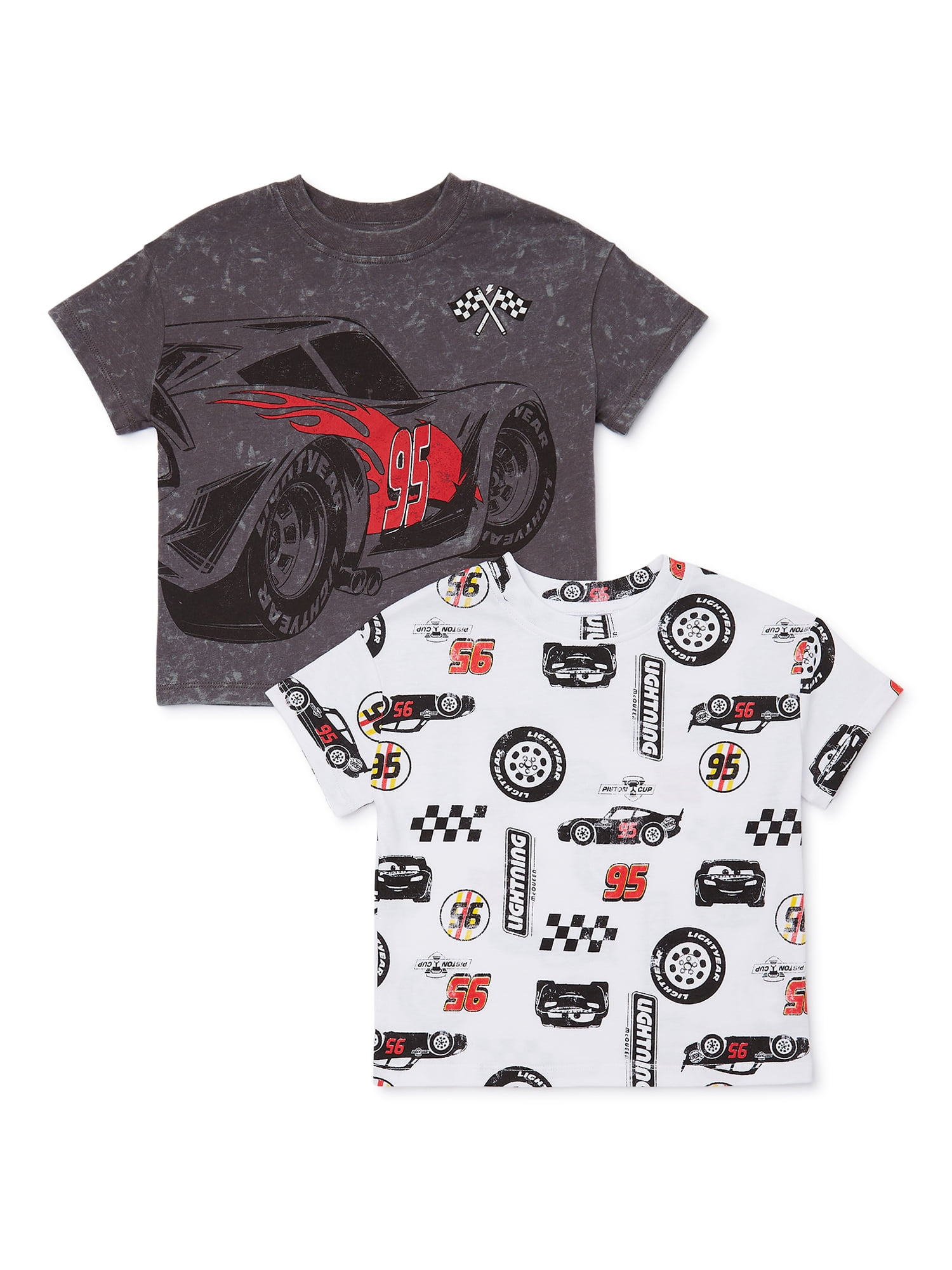Cars Toddler Boy Graphic Tees, 2-Pack, Sizes 2T-5T - Walmart.com