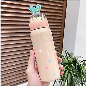 Cute Rabbit Ear Thermos Water Bottle Stainless Steel Vacuum Flask For ...