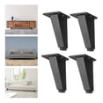 Masteelf 4 Pcs Aluminum Alloy Cabinet Feet Sofa Legs Small Furniture ...
