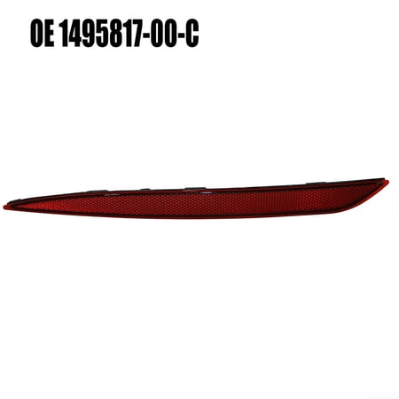 For Tesla Model Y Rear Bumper Reflector Reflex Tail Lamp Light/Left ...