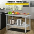 Free Shipping! BENTISM 24" x 48" Stainless Steel Kitchen Work Table ...
