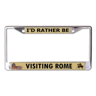 Deadpool Multi Logo Chrome License Plate Frame - Walmart.com