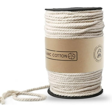 Red 100% Cotton Cord Rope for Macrame 3mm Natural and Colored Craft ...