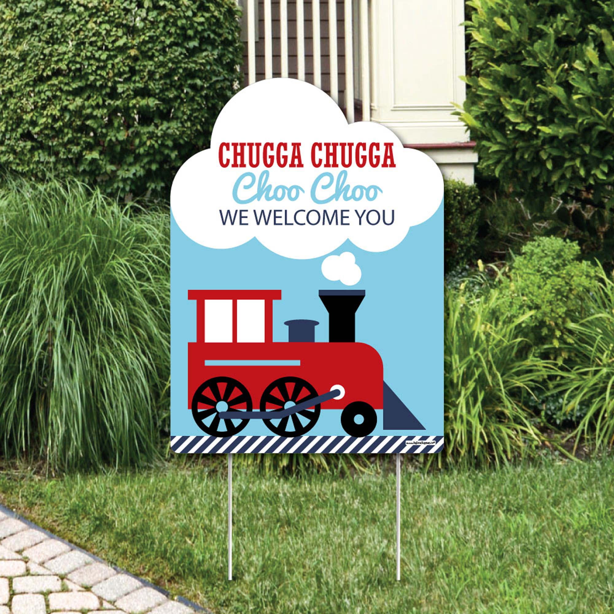 Big Dot of Happiness Railroad Party Crossing – Party Decorations ...