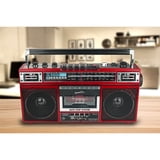 Supersonic, Retro 4-Band Radio Cassette Player Bluetooth, SC3201BTRD ...