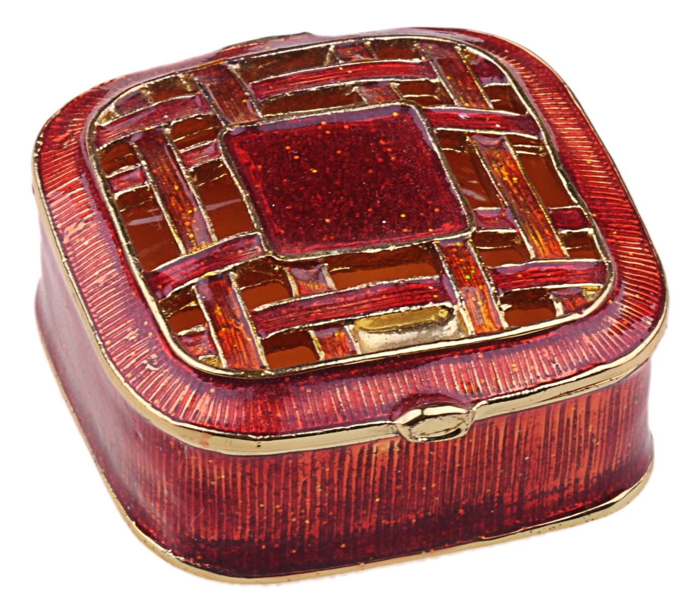 Hidden Treasures Fashion Square Jewelry Box Trinket Box TT1504 ...