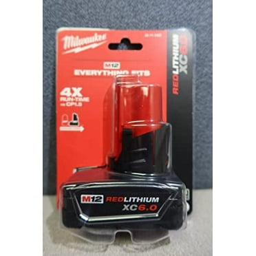 Milwaukee M12 REDLITHIUM HIGH OUTPUT XC5.0 Battery Pack 12V - Walmart.com
