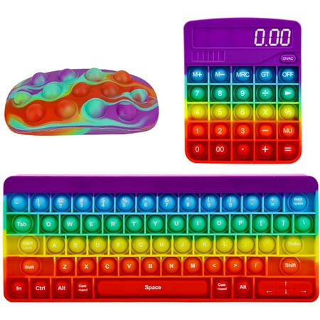 3 Packs Pop On It Fidget Toys Pop Bubble Its Fidgets, Fidget Toy Pack ...