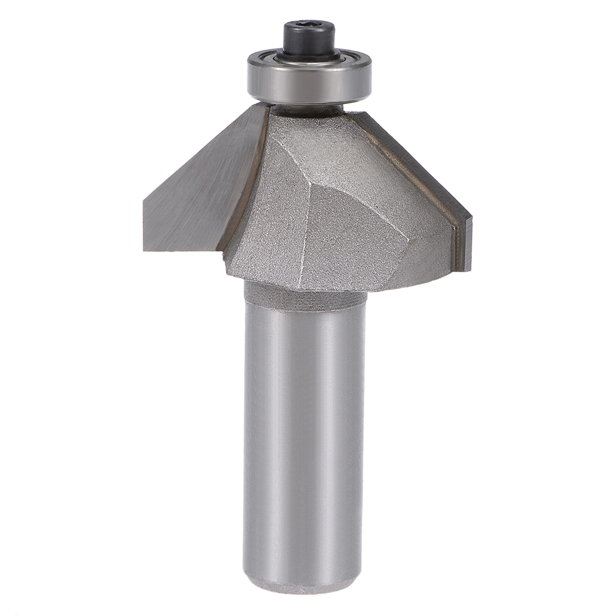 1/2'' Shank 5/8'' Cutting Length Ball Bearing 45 Degree Chamfer Router ...